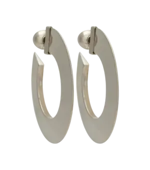 Alaïa Blade Hoop Earrings