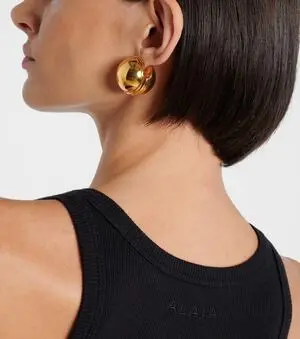 Alaïa Sphere Earrings - Gold