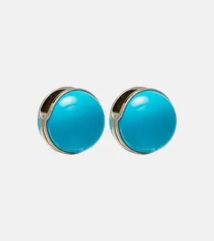 Alaïa Sphere Earrings - Blue