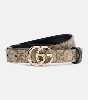 Gucci Gg Marmont Reversible Belt - Beige