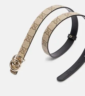 Gucci Gg Marmont Reversible Belt - Beige