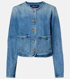 Veronica Beard Andrea Denim Jacket - Blue