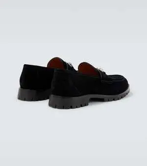 Gucci Horsebit Suede Loafers