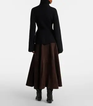 RÓHE Turtleneck Wool And Cashmere Top