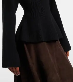 RÓHE Turtleneck Wool And Cashmere Top