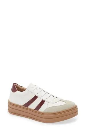 CHOCOLAT BLU Valox Sneaker - Wine-white Leather