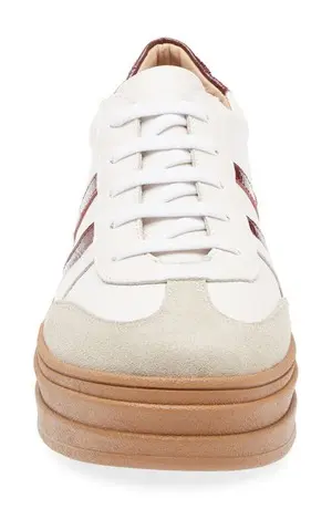 CHOCOLAT BLU Valox Sneaker - Wine-white Leather