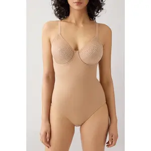 Wacoal Back Appeal™ Underwire Shaping Bodysuit - Praline