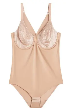 Wacoal Back Appeal™ Underwire Shaping Bodysuit - Praline