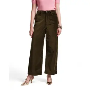 FRANCES VALENTINE Ace Velvet Wide Leg Pants