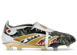 Adidas Predator Elite Fg Bape Green Camo - Hemp/gold Metallic/white
