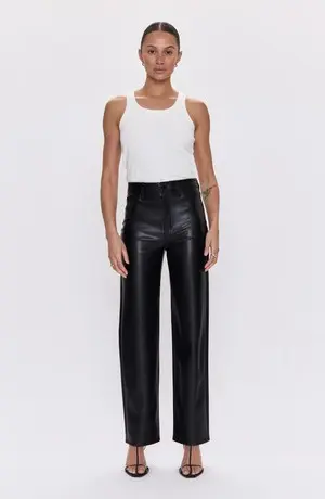 PISTOLA Cassie Coated Straight-leg Jeans
