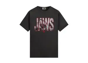 Kith X Jaws Shark Attack Vintage Tee Shirt - Black