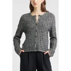 Nordstrom Textured Wool And Cashmere Cardigan