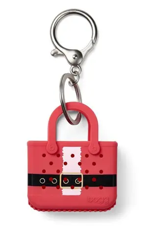 BOGG BAG Tiny Totes Bag Charm Santa Boggy