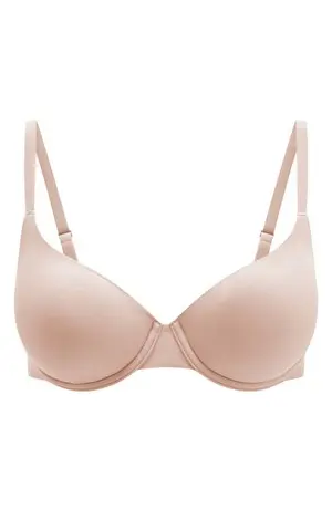 THIRDLOVE Comfortstretch Underwire Back Smoothing T-shirt Bra - Petal