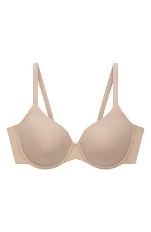 THIRDLOVE Comfortstretch Underwire Back Smoothing T-shirt Bra - Taupe