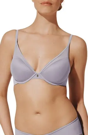 THIRDLOVE 24/7® Classic Uplift Plunge Underwire Bra Earl Gray