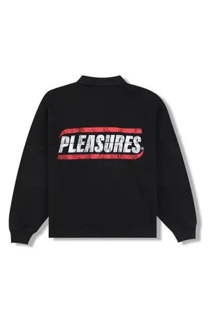 PLEASURES Cotton Polo Sweatshirt