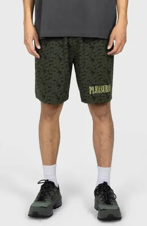 PLEASURES Leaf Jacquard Shorts