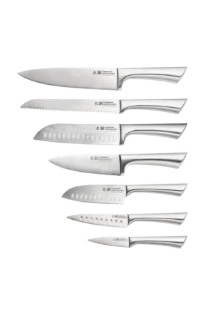 CUISINE::PRO® Damashiro® 8-piece Satori Knife Block