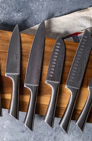 CUISINE::PRO® Damashiro® 8-piece Satori Knife Block