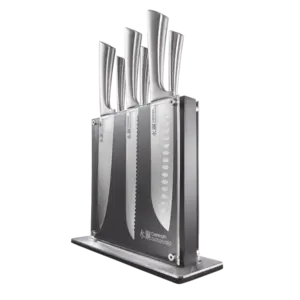 CUISINE::PRO® Damashiro® 7-piece Kumi Knife Block - Silver