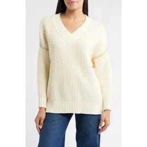 HATLEY Slouchy Cotton Sweater