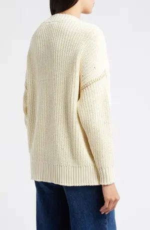 HATLEY Slouchy Cotton Sweater
