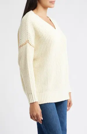 HATLEY Slouchy Cotton Sweater