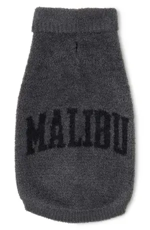 Barefoot Dreams Cozychic® Lite® Malibu Pet Sweater - Carbon-black