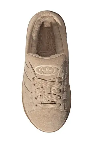 Adidas Campus 00s Winter Low Sneaker Mule - Magic Beige/magic Beige/gum
