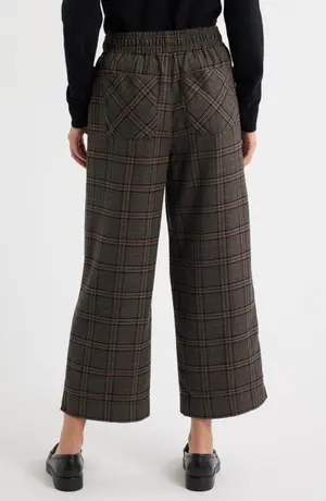 Wit & Wisdom Plaid Wide-leg Pants