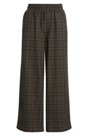 Wit & Wisdom Plaid Wide-leg Pants