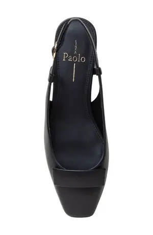 Linea Paolo Caris Slingback Pump - Black