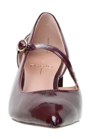 Linea Paolo Pointed Toe D'orsay Pumps - Dark Cherry
