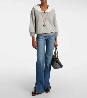 Chloé Cotton-blend French Terry Sweatshirt
