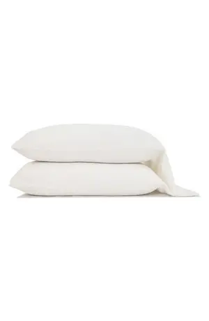 POM POM AT HOME Set Of 2 Pillowcases - White