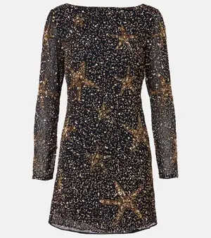 Rixo Ilse Sequined Minidress
