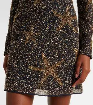 Rixo Ilse Sequined Minidress