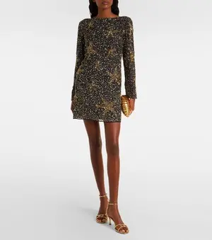 Rixo Ilse Sequined Minidress
