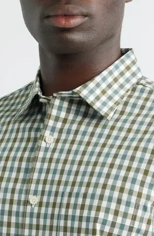 Nordstrom Jayde Plaid Stretch Button-up Shirt