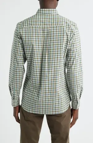 Nordstrom Jayde Plaid Stretch Button-up Shirt