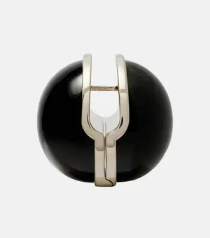 Alaïa Sphere Stud Earrings - Black