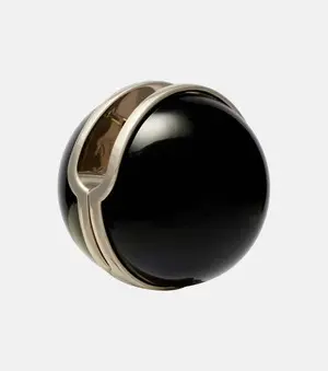 Alaïa Sphere Stud Earrings - Black