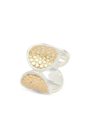 Anna Beck Classic Archive Multi Disc Band Ring - Two Tone