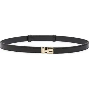 TOM FORD Goatskin Leather Belt - 1n001 Black