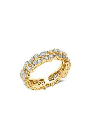 CRISLU Multicluster Cubic Zirconia Eternity Ring