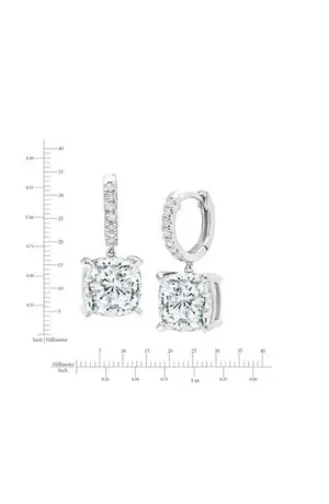 CRISLU Cubic Zirconia Drop Earrings