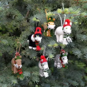 MELANGE COLLECTION Cat Ornaments